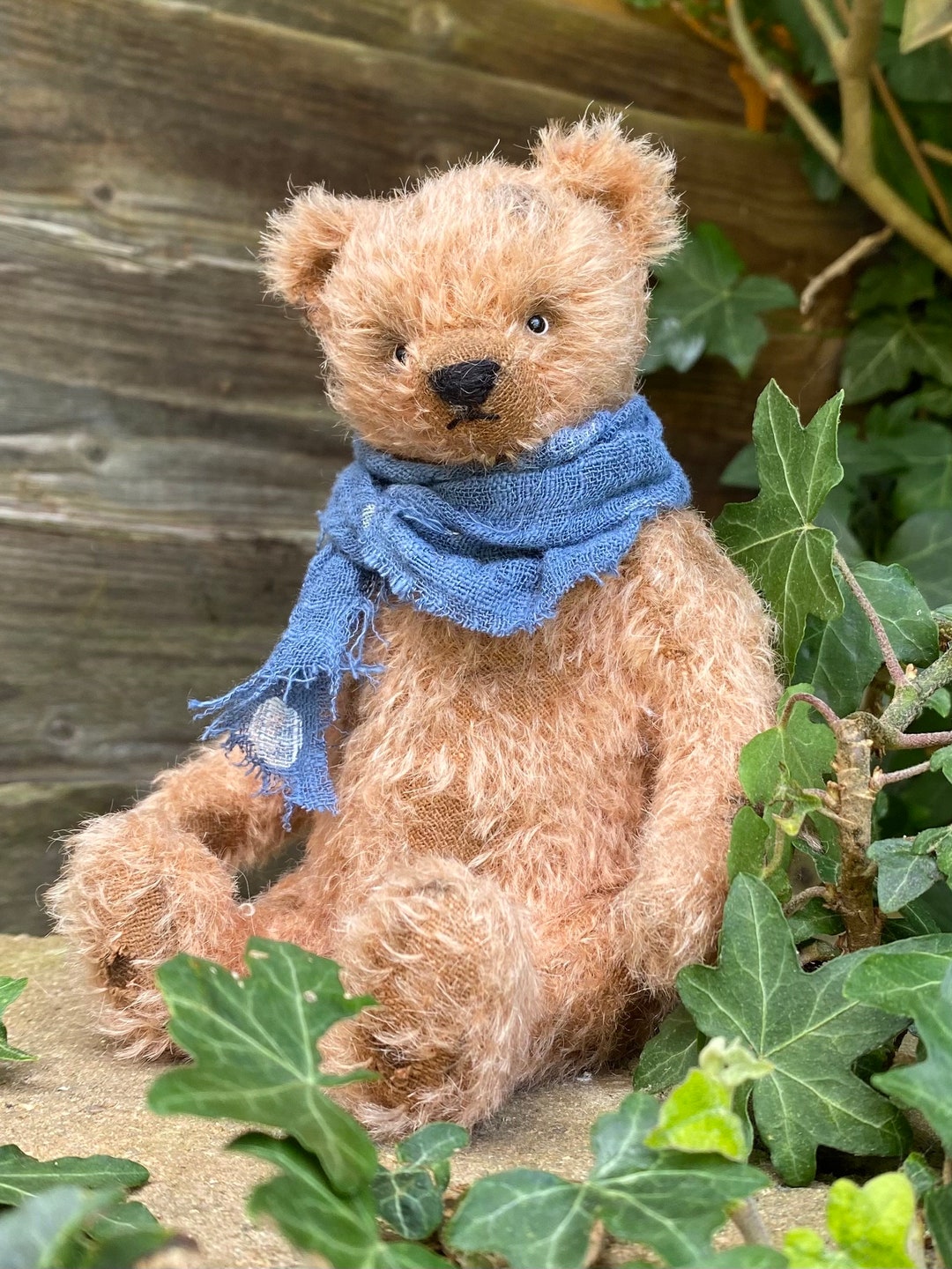 Vintage Looking Teddy Bear Arthur 19 Cm, Sawdust, - Etsy