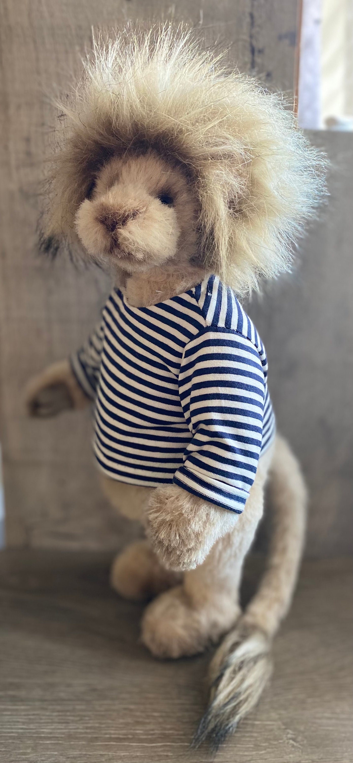 Teddy Lion Leo 31 Cm, Handmade - Etsy
