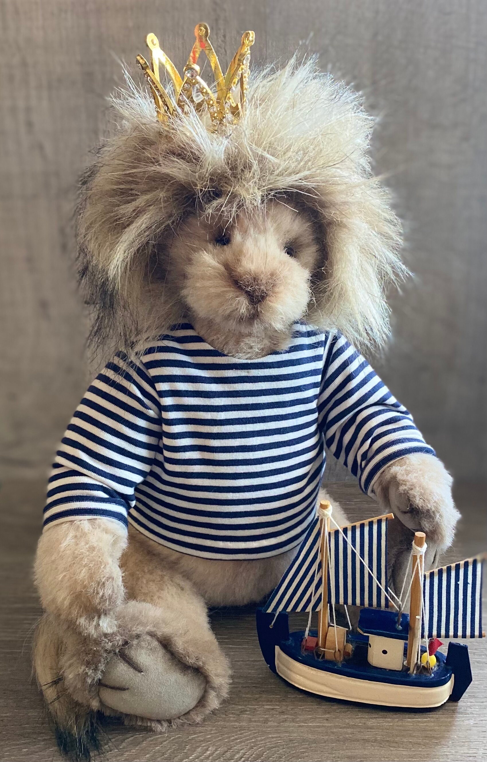Teddy Lion Leo 31 Cm, Handmade - Etsy