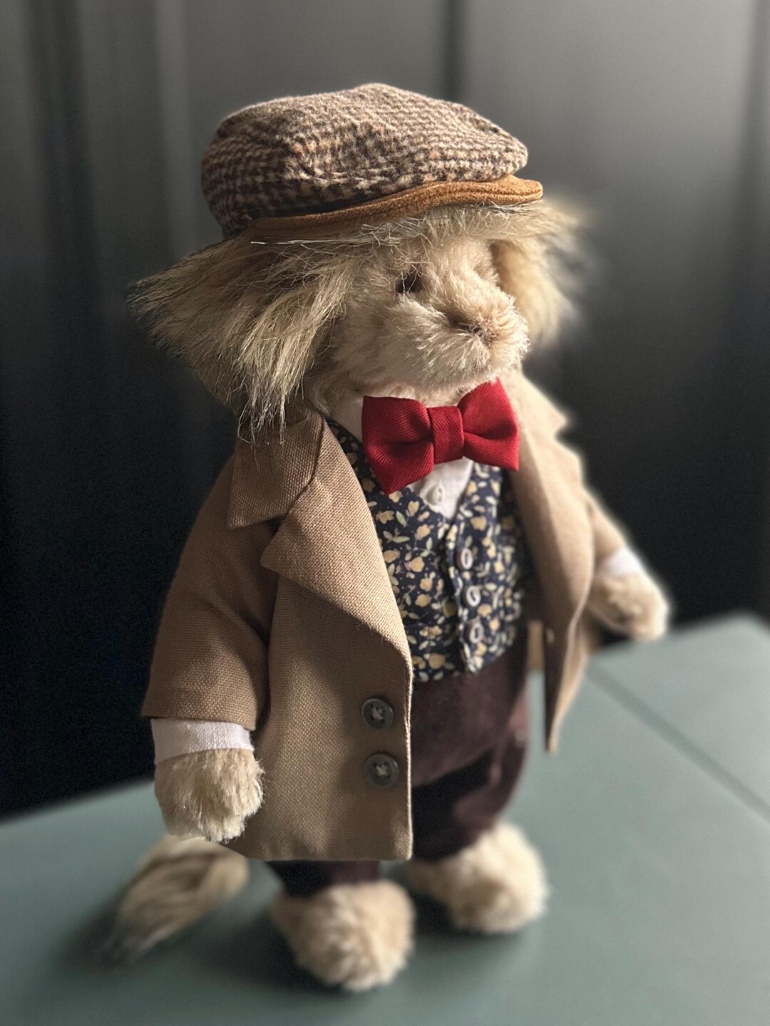 Teddy Lion Leo 31 Cm, Handmade - Etsy