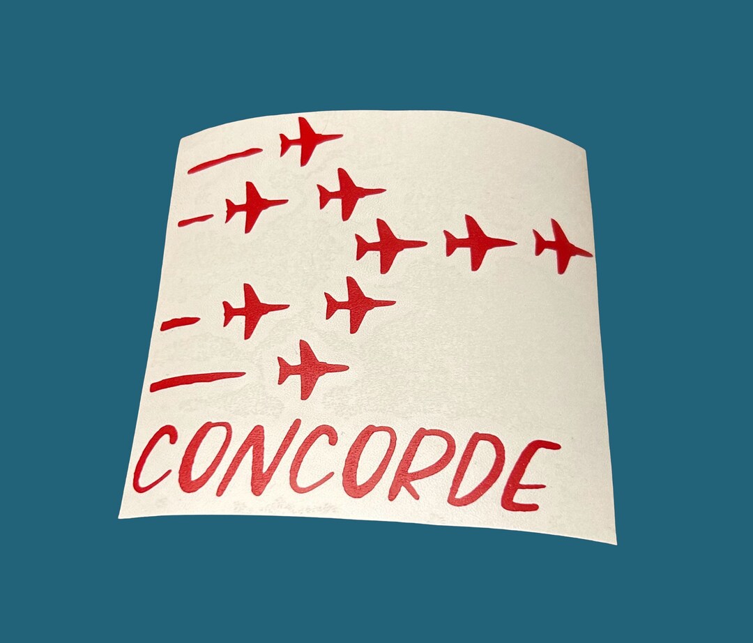 Concorde Manoeuvre Red Arrows Inspired Car Decal / Sticker - Etsy