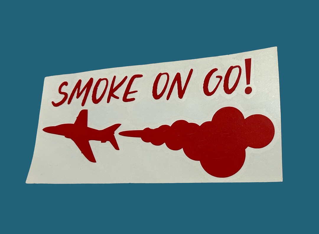 Smoke on Go! Car Vinyl Sticker/decal, Red Arrows, Car Sticker, Car ...