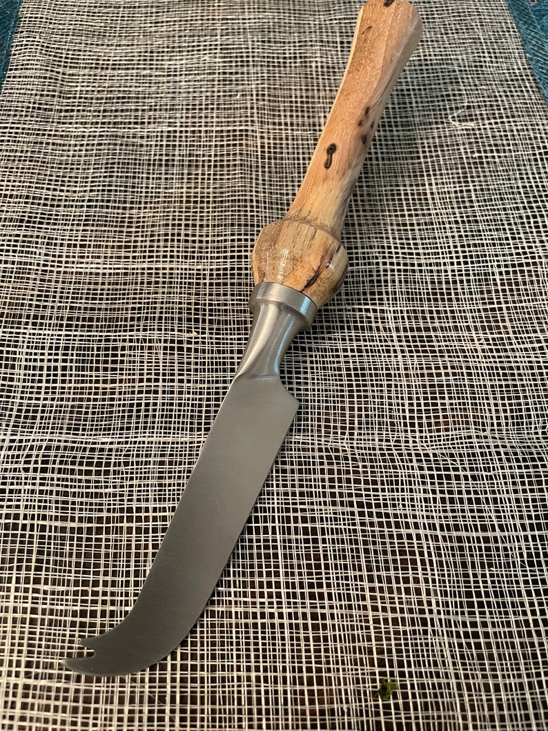 Pecan Wood Cheese/meat Appetizer Knife - Etsy