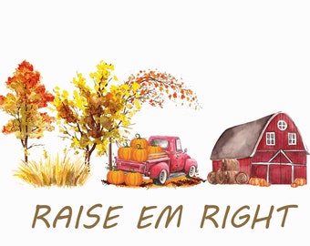 Raise Em Right - Etsy