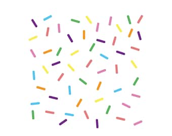 Sprinkle Pattern SVG, Confetti, Bakery, DXF, Donuts, Cookie, Sprinkles ...
