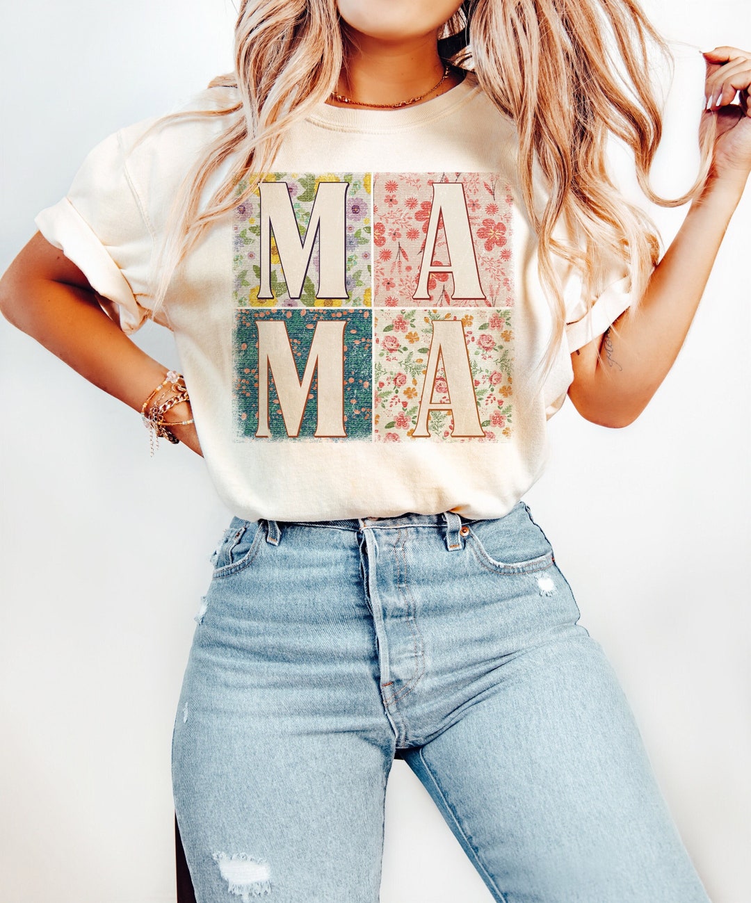 Retro Boho Mama Png, Boho Mama Sublimation, Mama Png Design Download ...