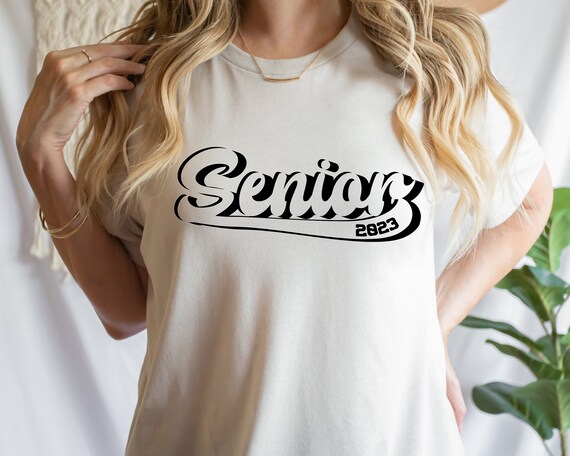 Inspirational Clipart: Black Script Word senior in - Etsy