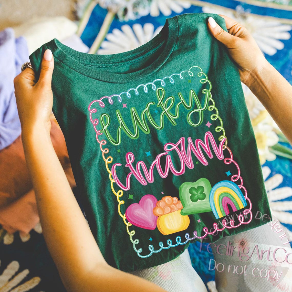 Preppy Lucky Charm PNG, St Patrick Graphic, St Patrick's Day, Irish ...