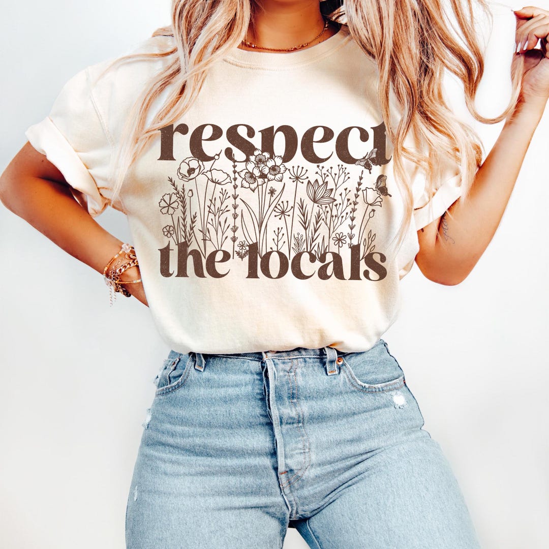 Respect the Locals Png, Spring Digital Design Download, Flowers Png ...