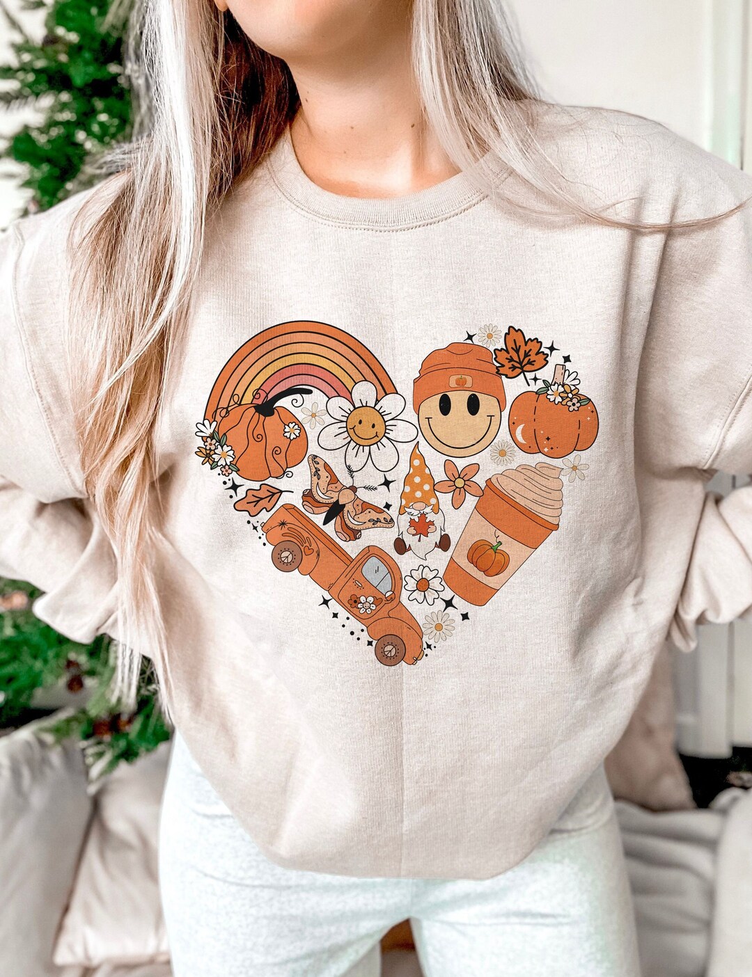 Retro Fall Doodles PNG, Trendy Fall Design Png, Retro Fall Elements Png ...