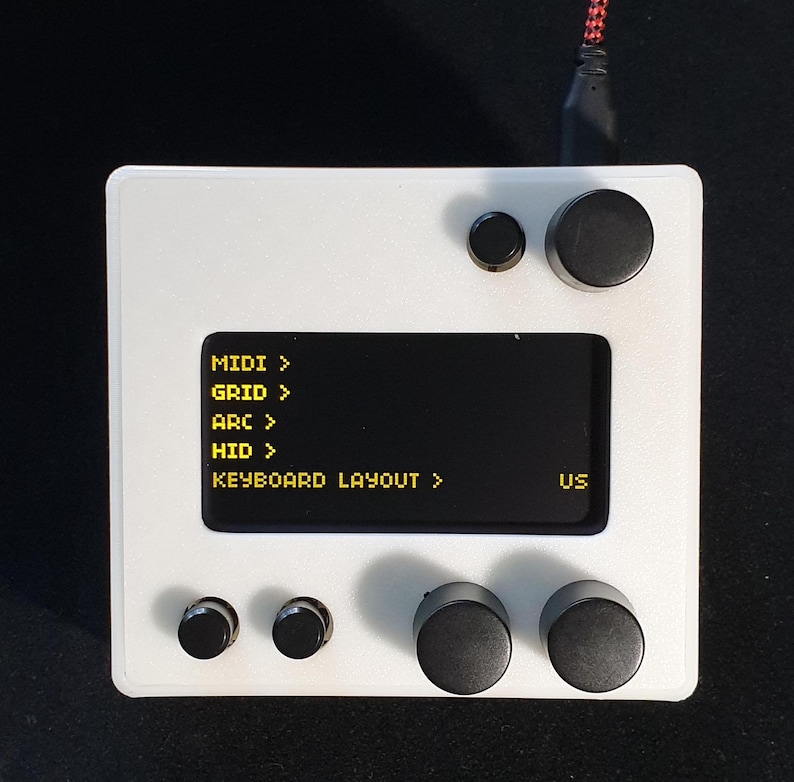 Complete Monome NORNS Shield Classic - White 3D Printed Case ...
