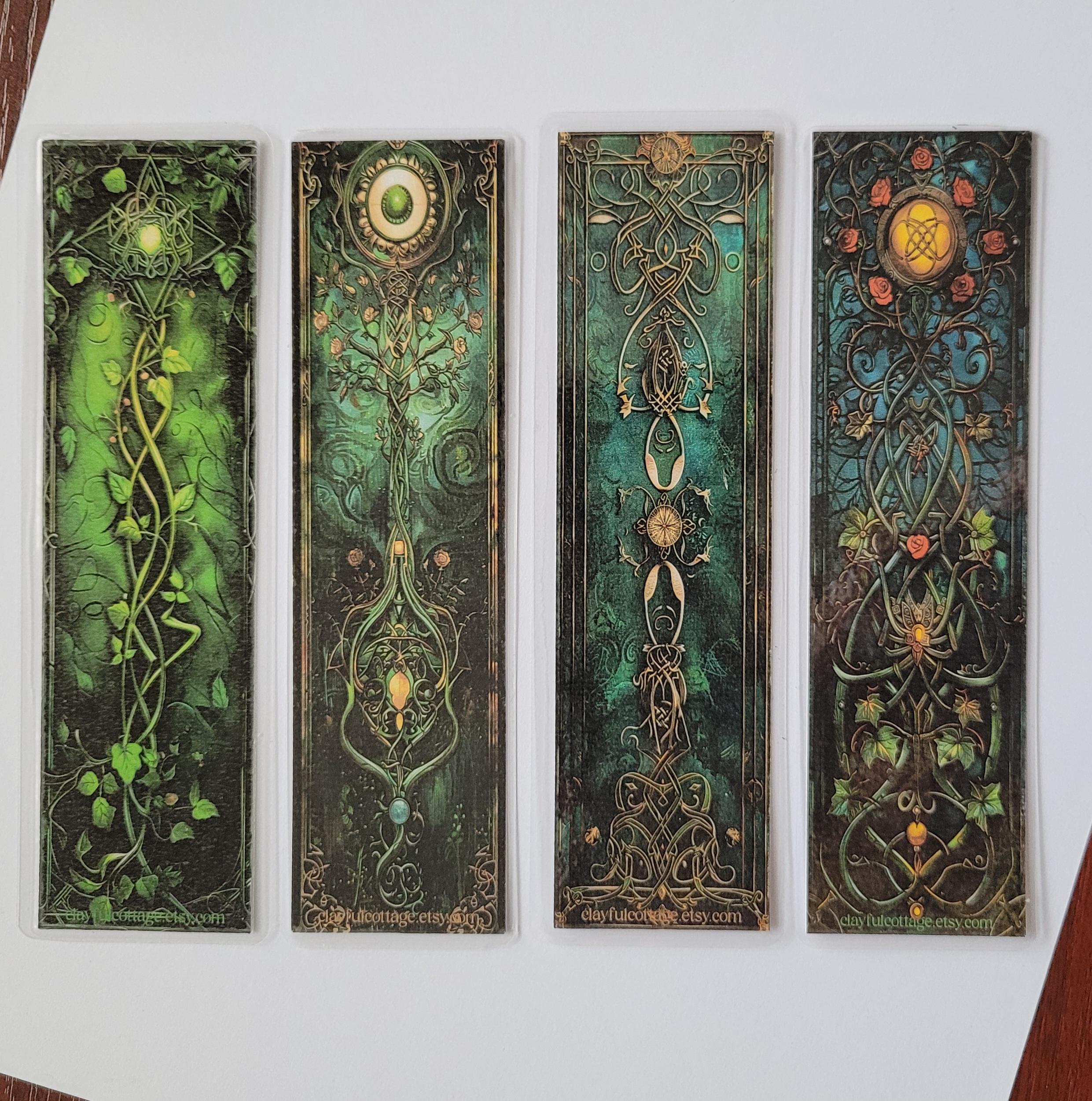 Celtic Knot Laminated Bookmark: Irish Mythology Gift - Etsy