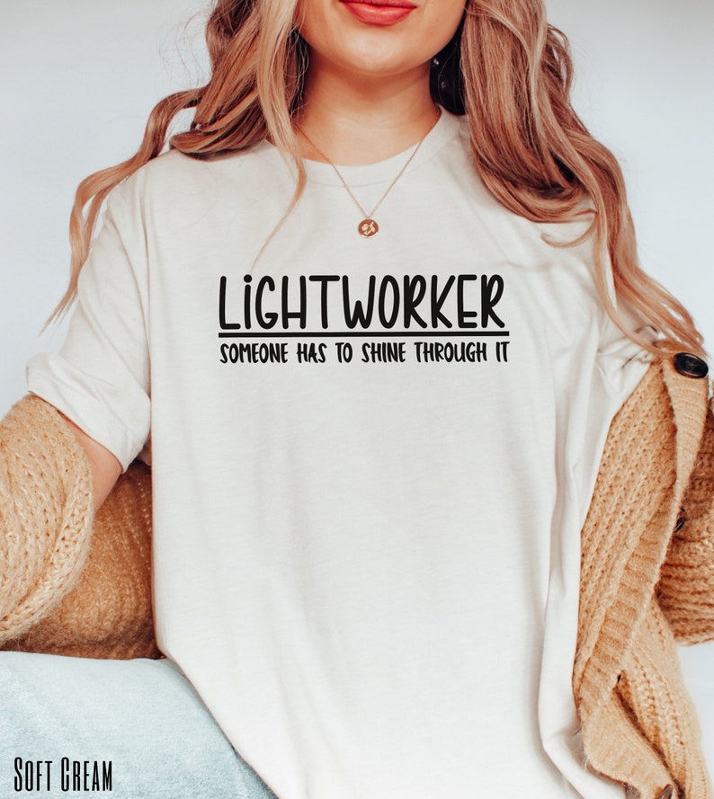 Lightworker T-shirt, Mindset Shirt Women, Lightworker Shirt, Spiritual ...