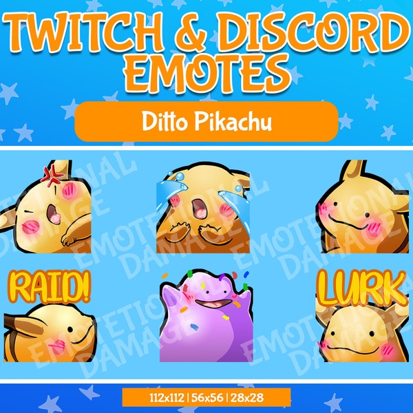 Pikachu Streamer Graphics - Etsy