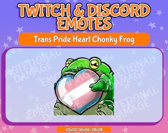 Transgender Emotes for Twitch - Etsy