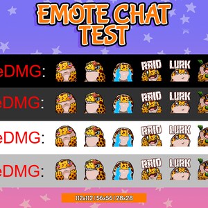 6 Wild Type Leopard Gecko Emote Set for Twitch, Discord, & Youtube ...