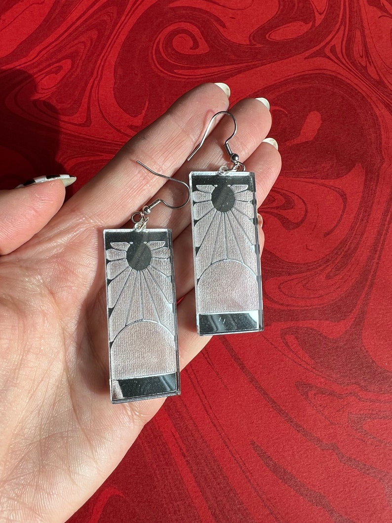Hanafuda Inspired Earrings Anime Earrings DS Earrings - Etsy