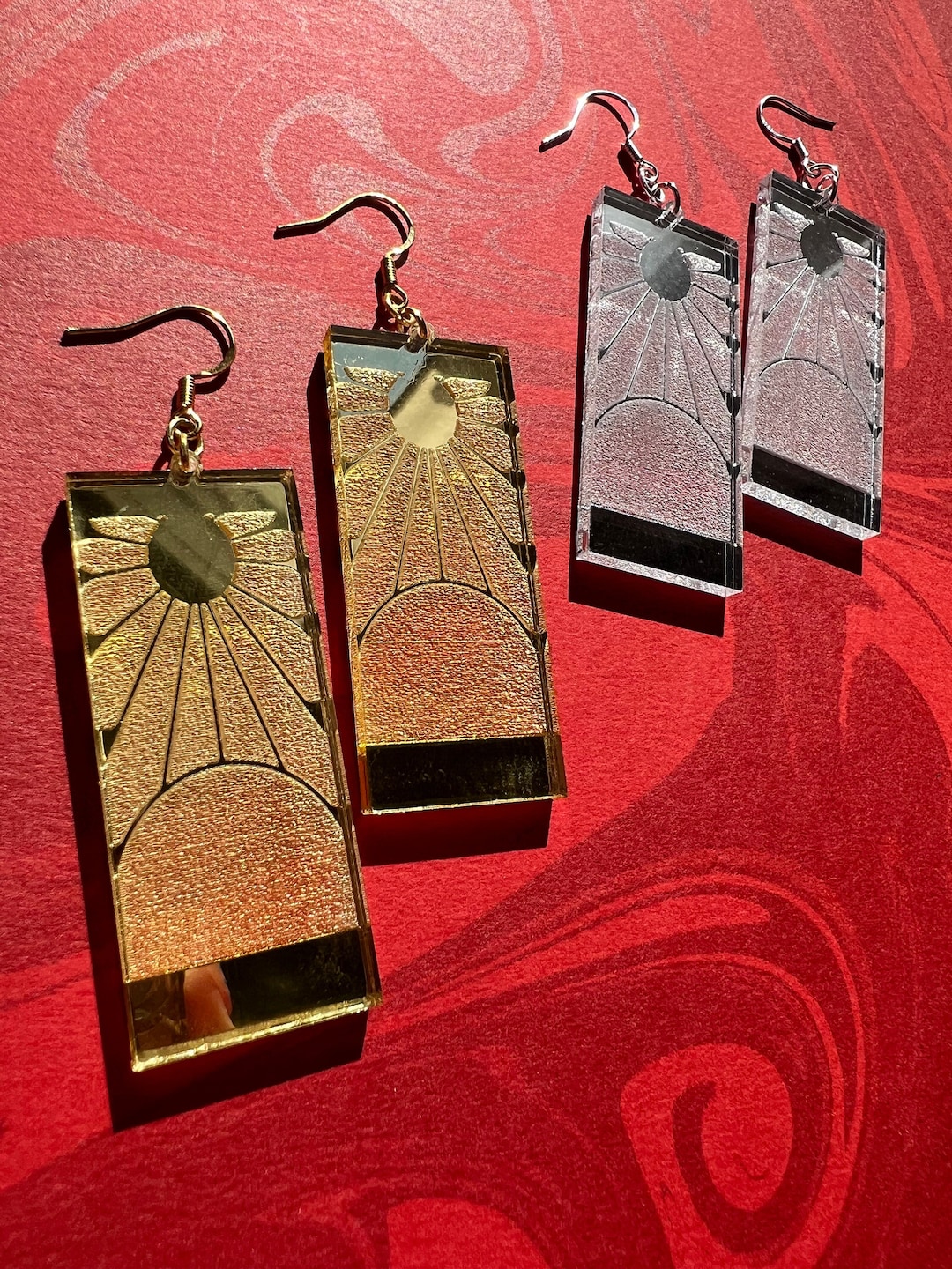 Hanafuda Inspired Earrings | Anime Earrings | DS Earrings | Japanese ...
