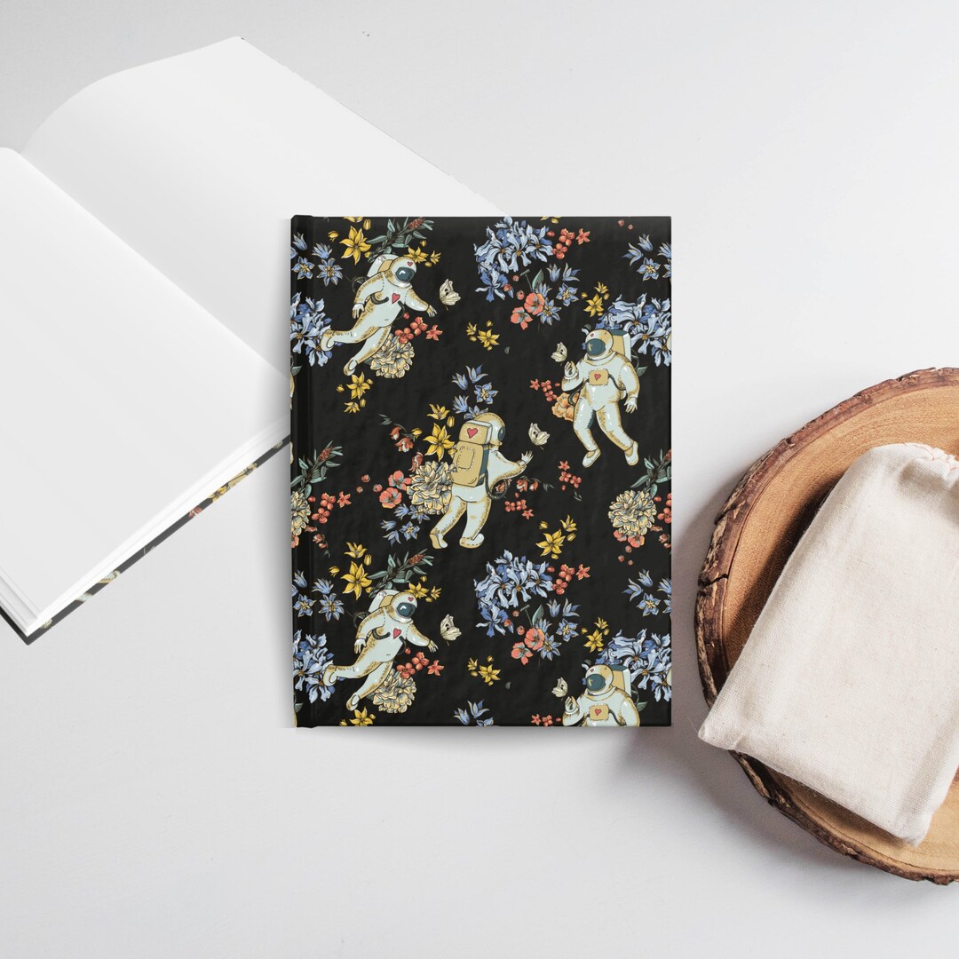 Astronaut BLANK PAGE Journal Outer Space Journal Cottagecore Journal ...