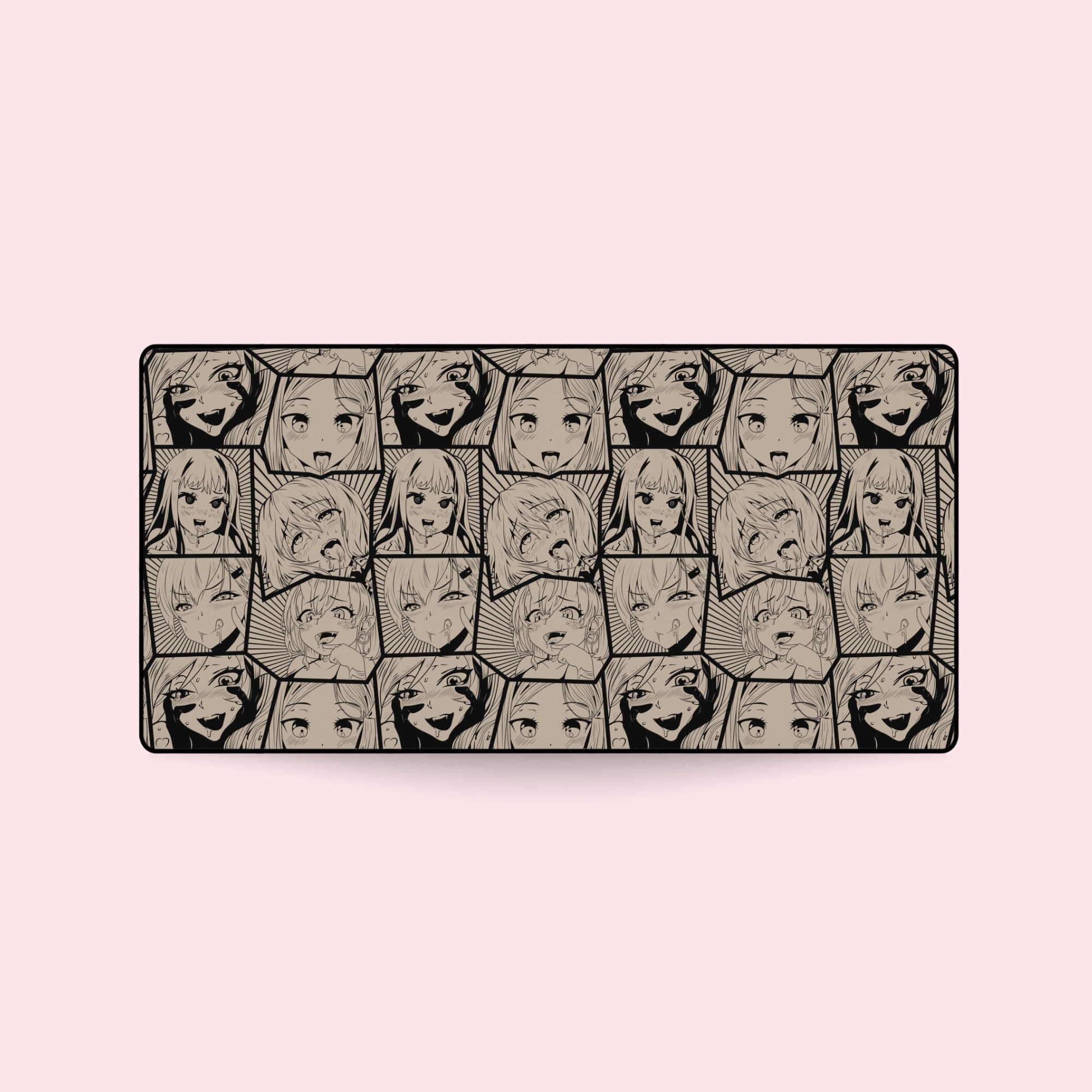 Anime Desk Mat Cute Anime Girl Mouse Pad Hentai Desk Cute Anime Girl ...