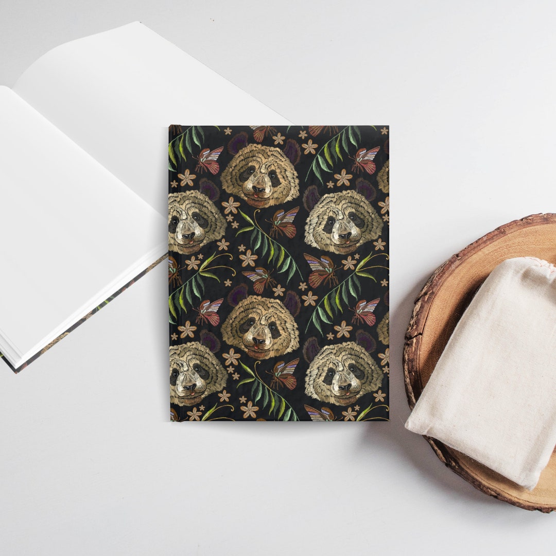 Giant Panda BLANK PAGE Journal Panda Journal Cottagecore - Etsy