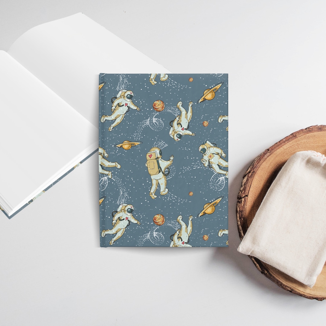 Astronaut BLANK PAGE Journal Outer Space Journal - Etsy