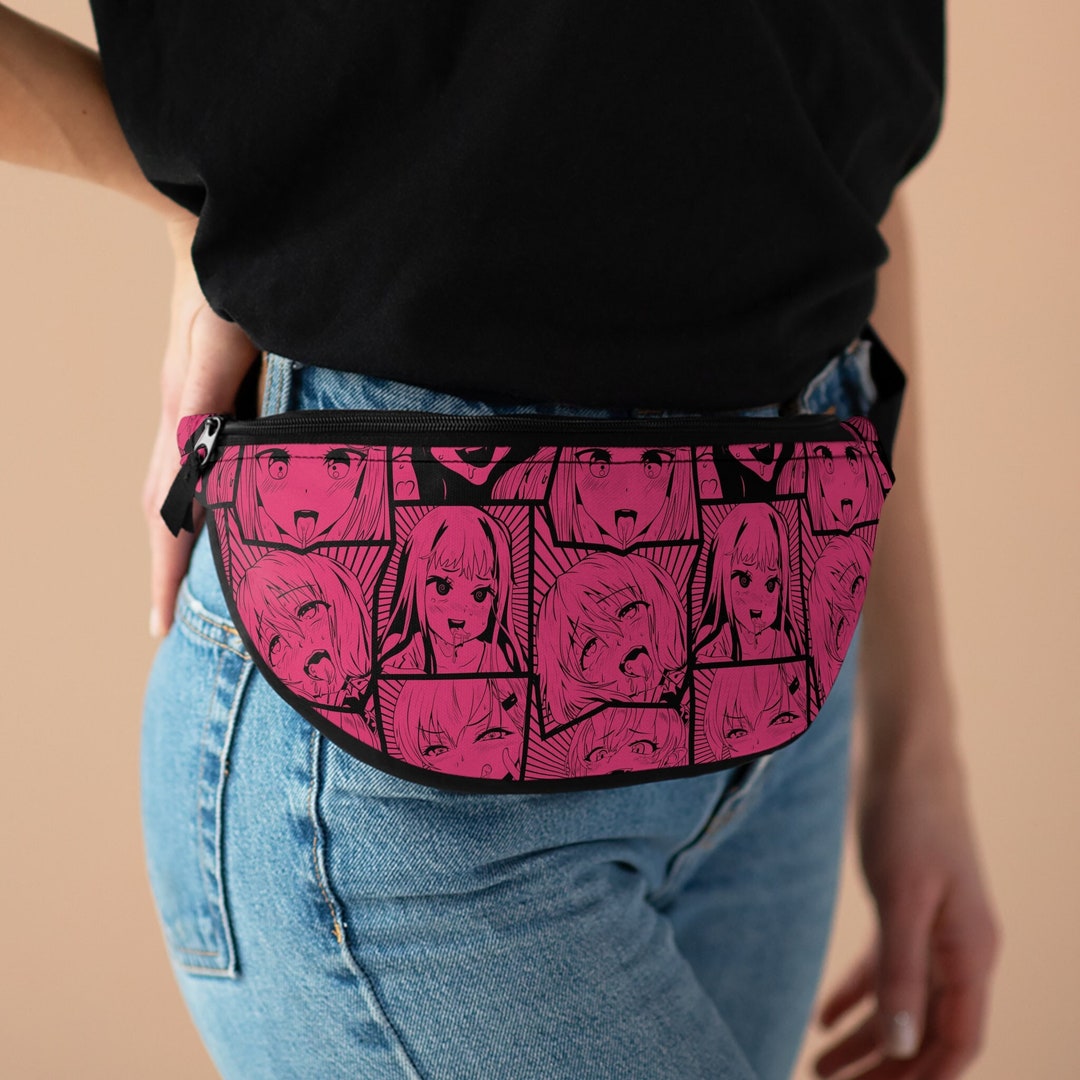 Anime Fanny Pack Cute Anime Girl Bum Bag Hentai Cute Anime Girl Hip Bag ...