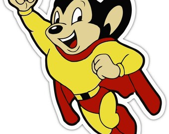 Mighty Mouse Car Stickers - Etsy
