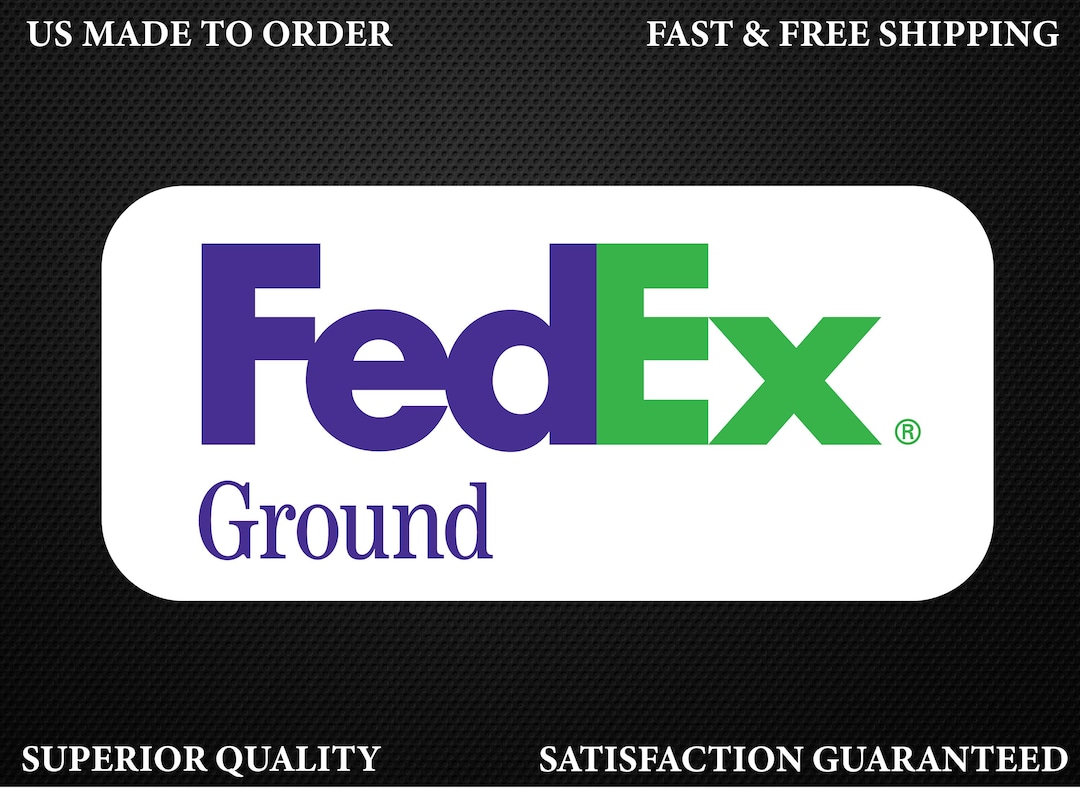FEDEX GROUND MAIL Logo Vinyl Decal Sticker Usa Made Truck Car - Etsy