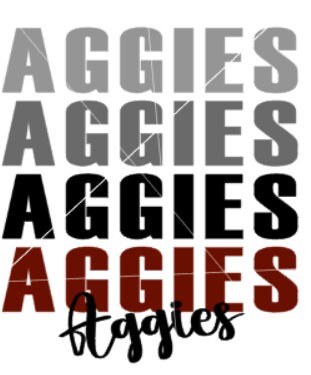 Aggies ATM Stacked, PNG Sublimation, Aggies Design - Etsy