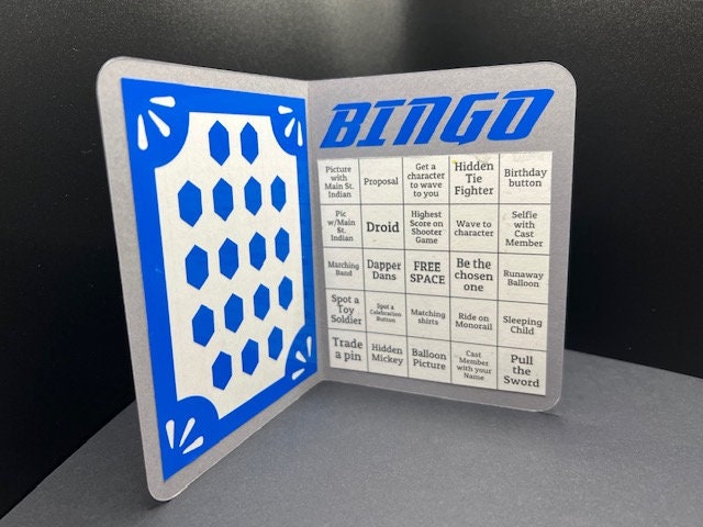 Disneyland/ca Adventure Parks Bingo Game - Etsy