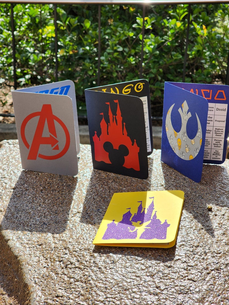 Walt Disney World Parks Bingo Game - Etsy