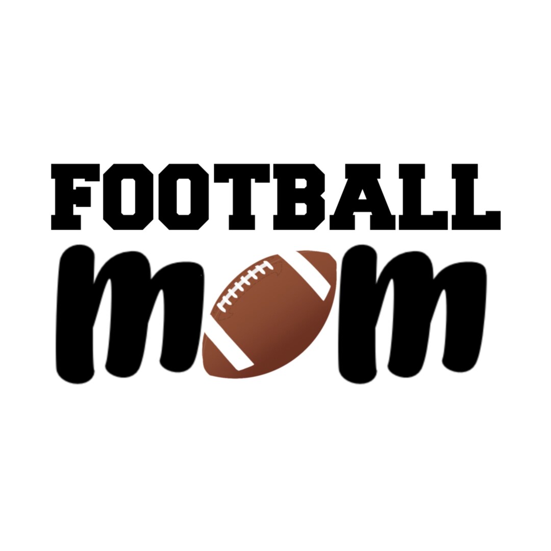 Vinyl "football Mom" Sticker - Etsy