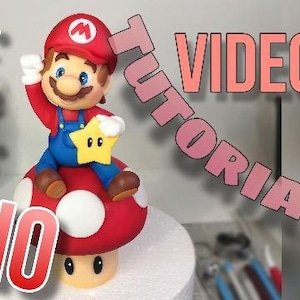 super mario cake topper tutorial