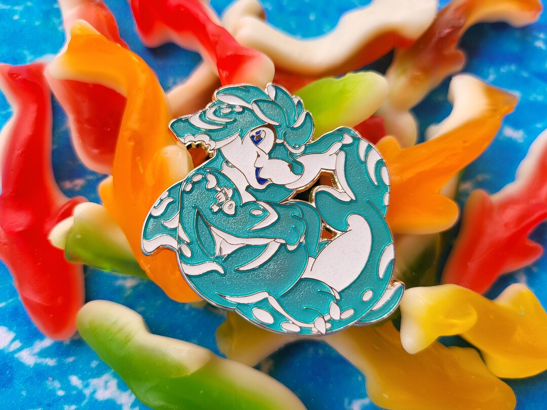 Gummi | Hard Enamel Pin | Gummy Shark Pin | Remix Makes Pins - Etsy