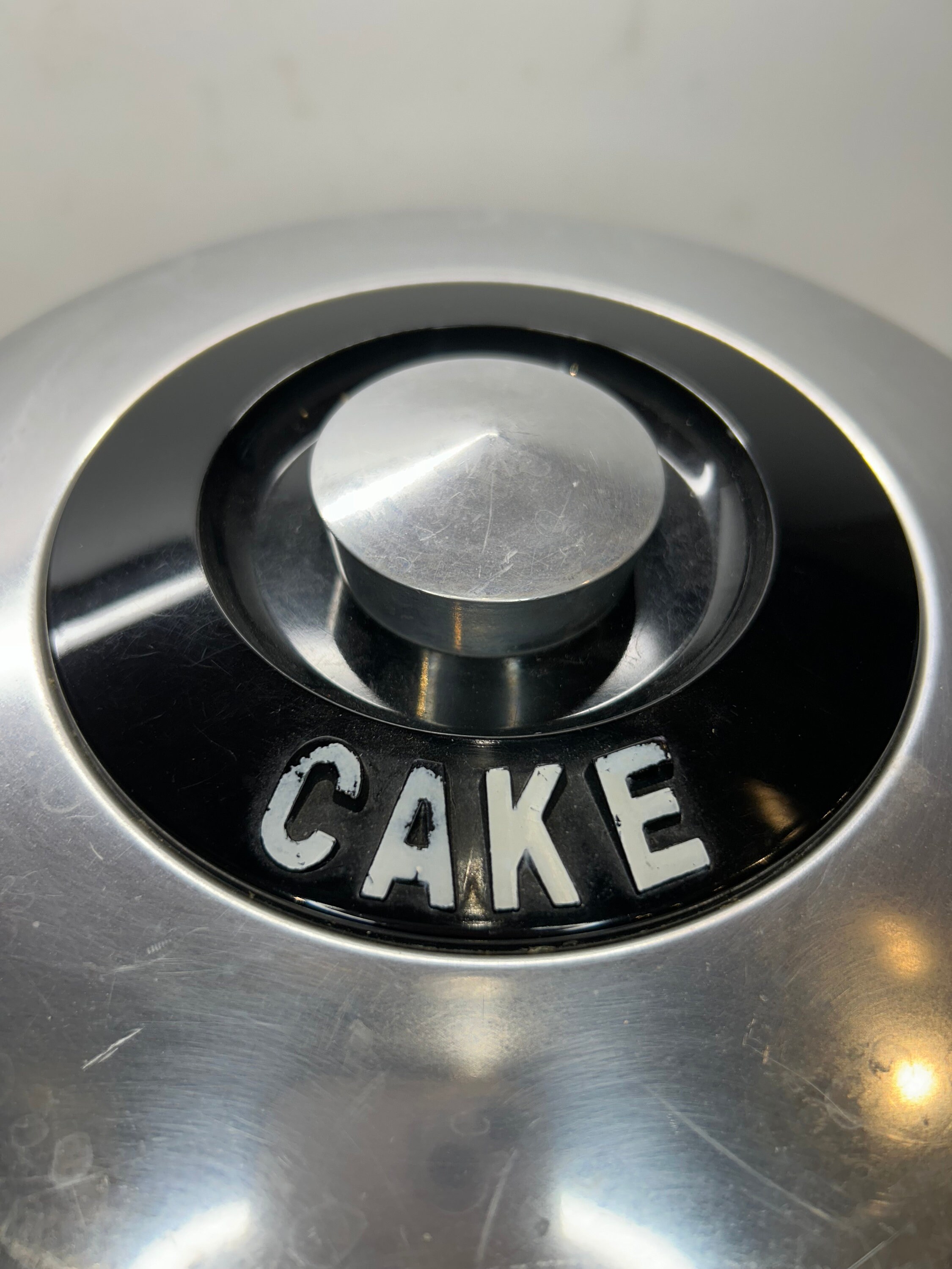 1950s Cake Dome Kromex Cake Dome and Glass Plate Cake Saver Vintage ...