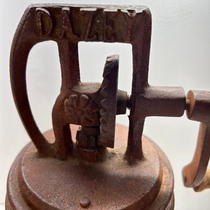 Antique DAZEY Butter Churn No 20 Glass Marked Feb 14 1922 Primitive ...