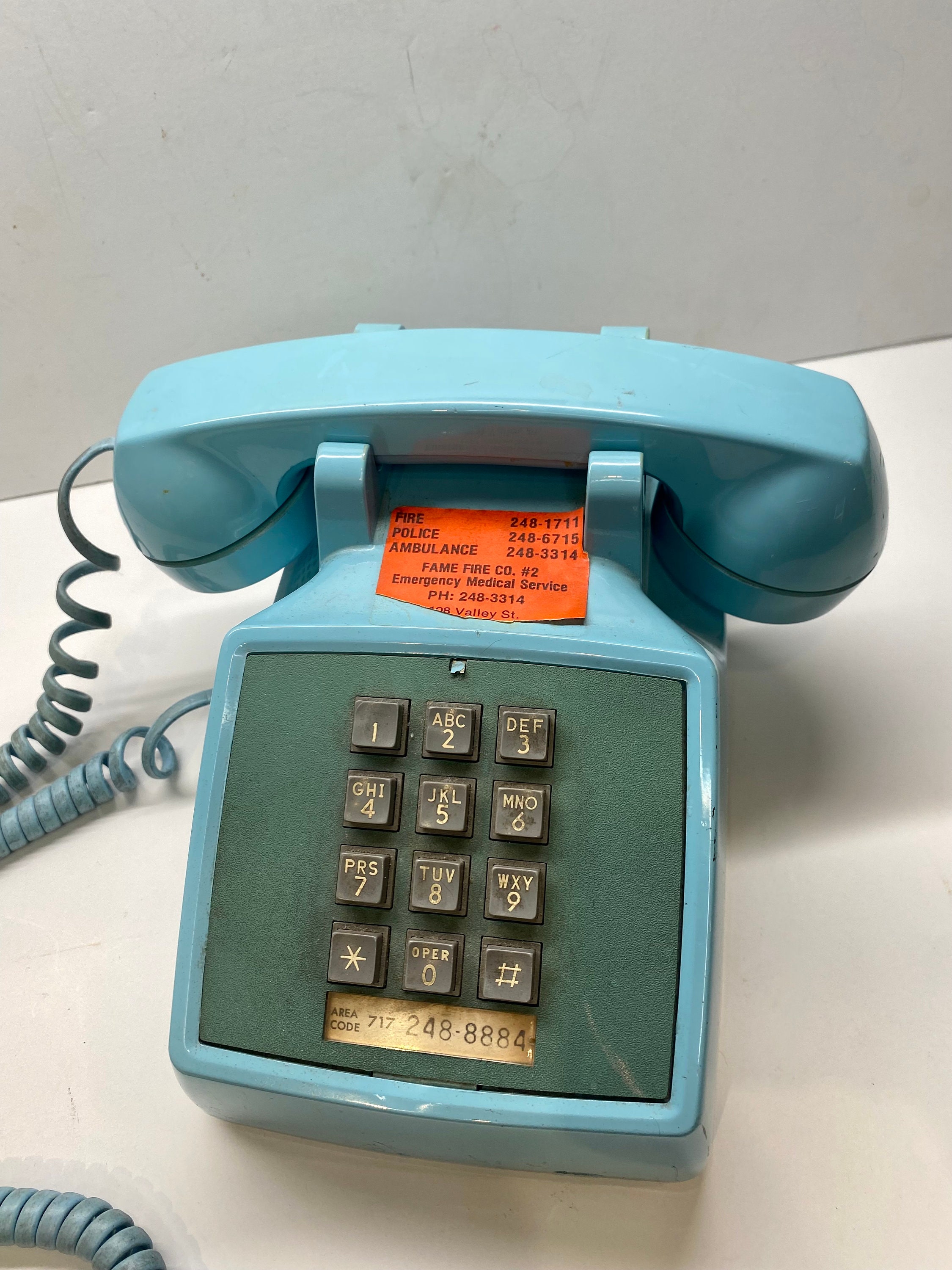 Telephone Blue Push Button Bell System Made by Western Electric - Etsy