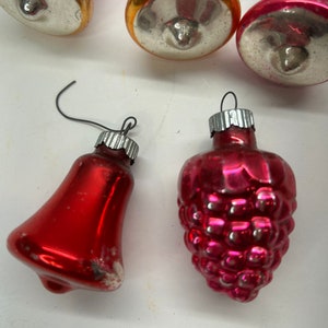 Vintage Shiny Brite Bells and Grape Cluster Glass Vintage Christmas ...
