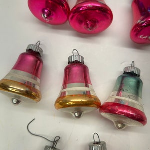 Vintage Shiny Brite Bells and Grape Cluster Glass Vintage Christmas ...