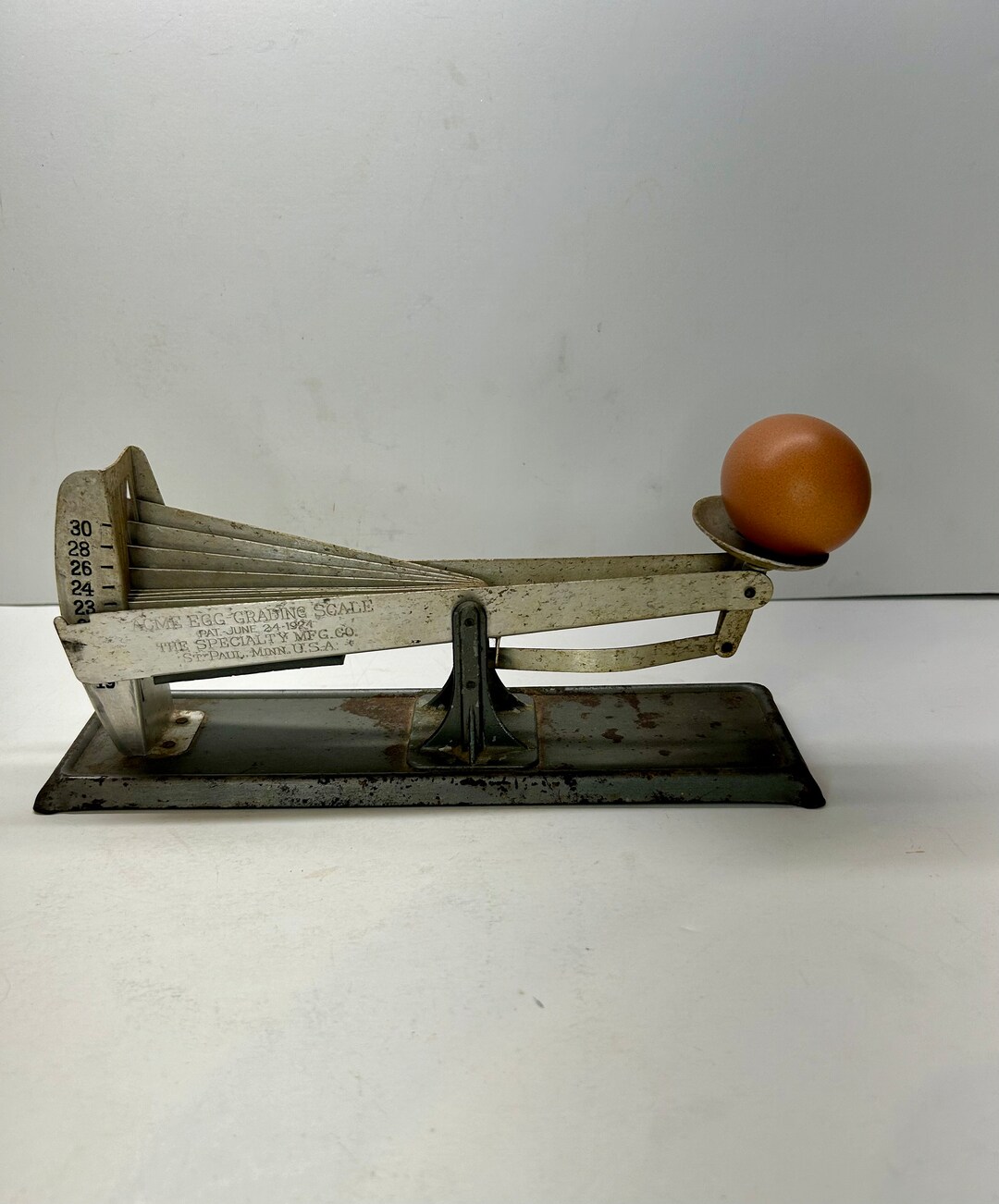 Acme Egg Grading Scale RARE USA Farmhouse Antique Primitive 1924 - Etsy