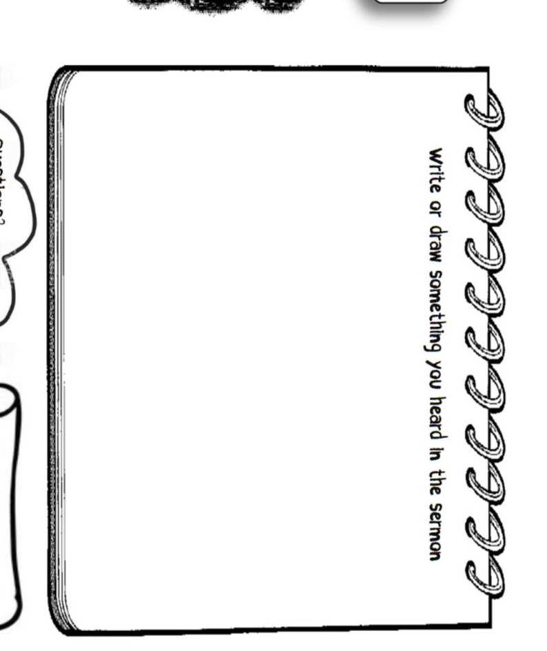 Sermon Notes for Kids - Etsy