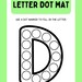 Colorful Playful Alphabet Dot Mat Worksheets - Etsy