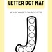 Colorful Playful Alphabet Dot Mat Worksheets - Etsy