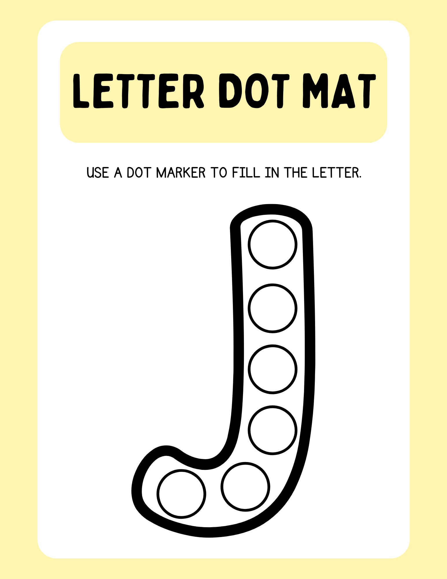 Colorful Playful Alphabet Dot Mat Worksheets - Etsy