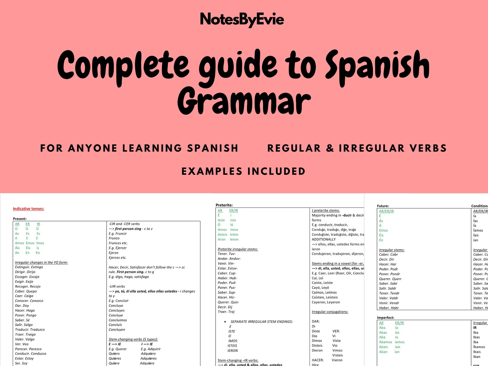 The Complete Guide to Spanish Grammar | Intermediate - Advanced ...