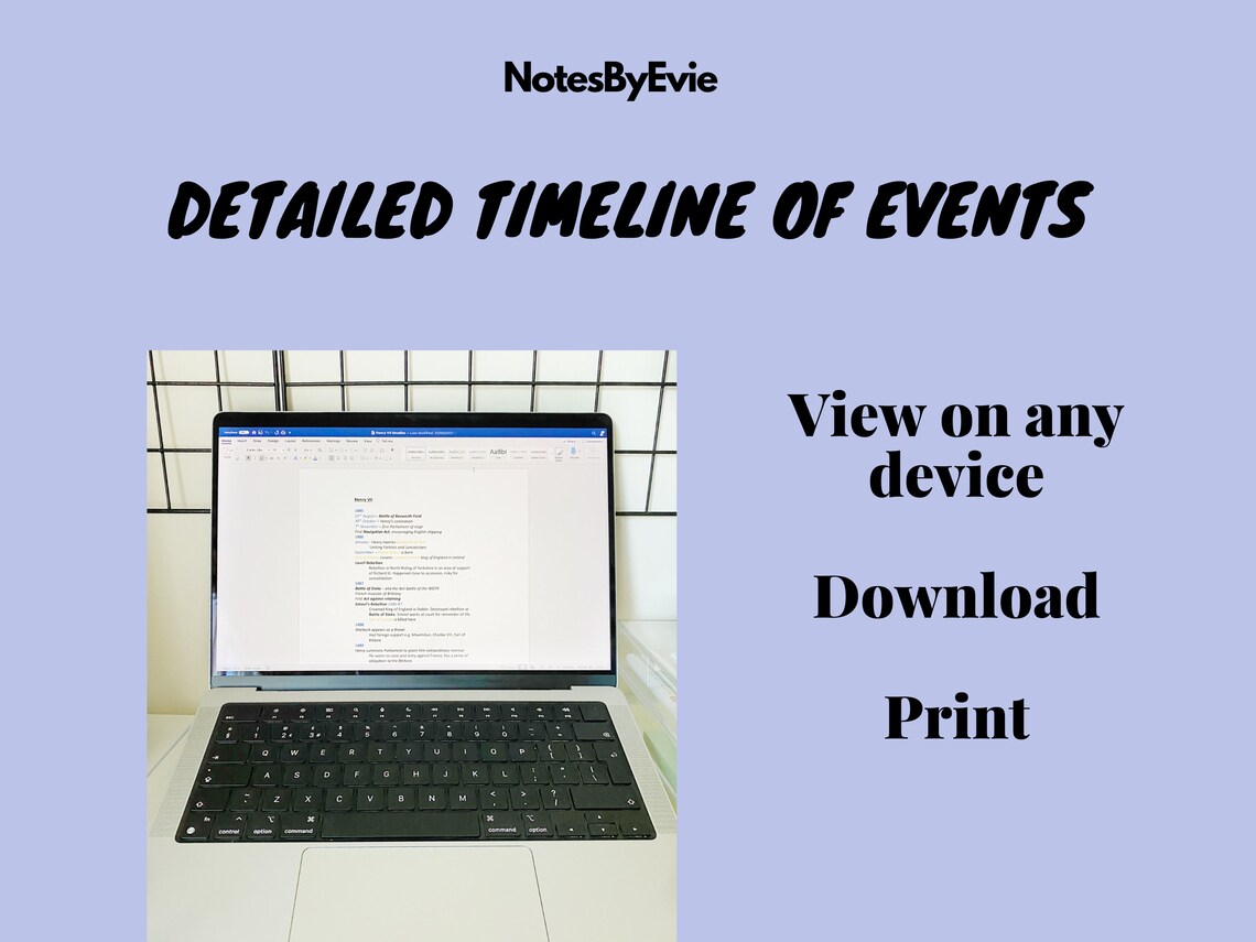 Henry VIII Timeline - AQA A Level History - the Tudors | Colour-coded ...