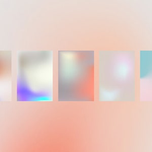 Pastel Gradient Digital Paper, Gradient Backgrounds, Noise Texture ...