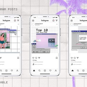 Retro Computer Windows 95 Aesthetic Instagram Templates Canva, Old ...