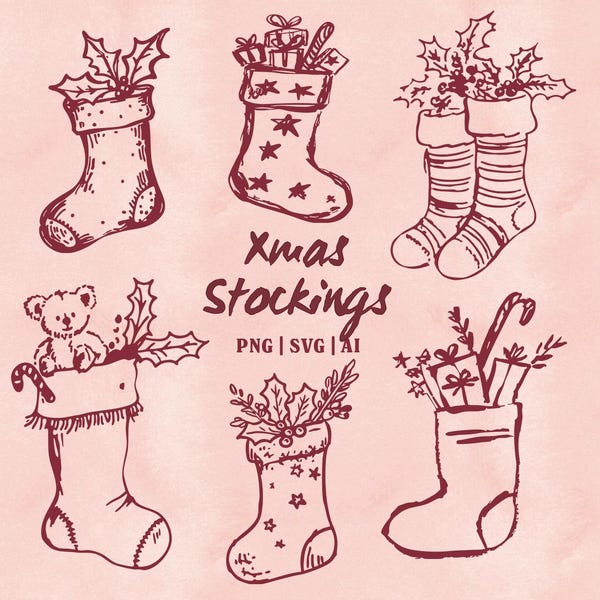 Cartoon Stockings - Etsy UK